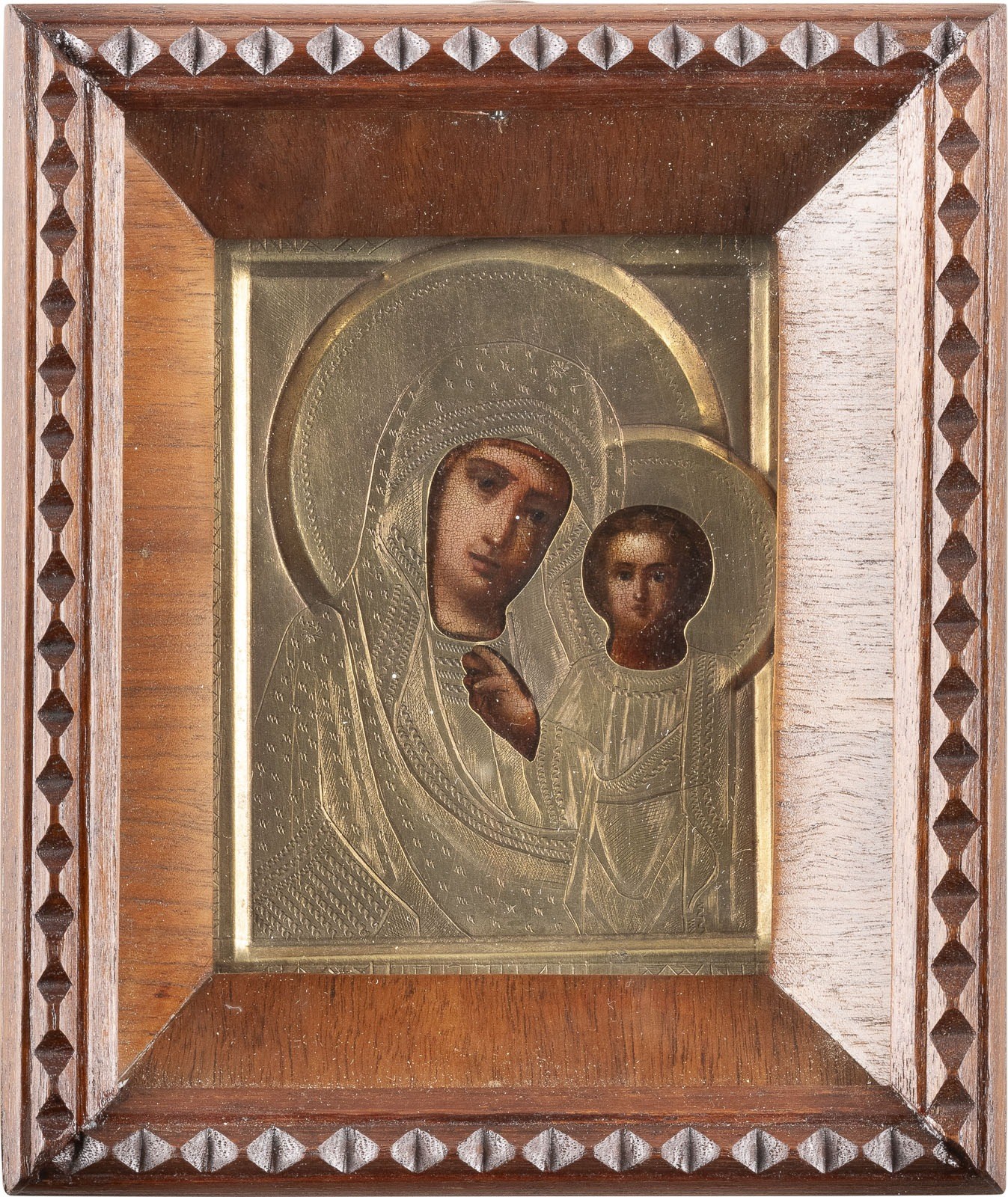131: ART & ICONS FROM THE ORTHODOX WORLD | KLEINE IKONE MIT DER ...