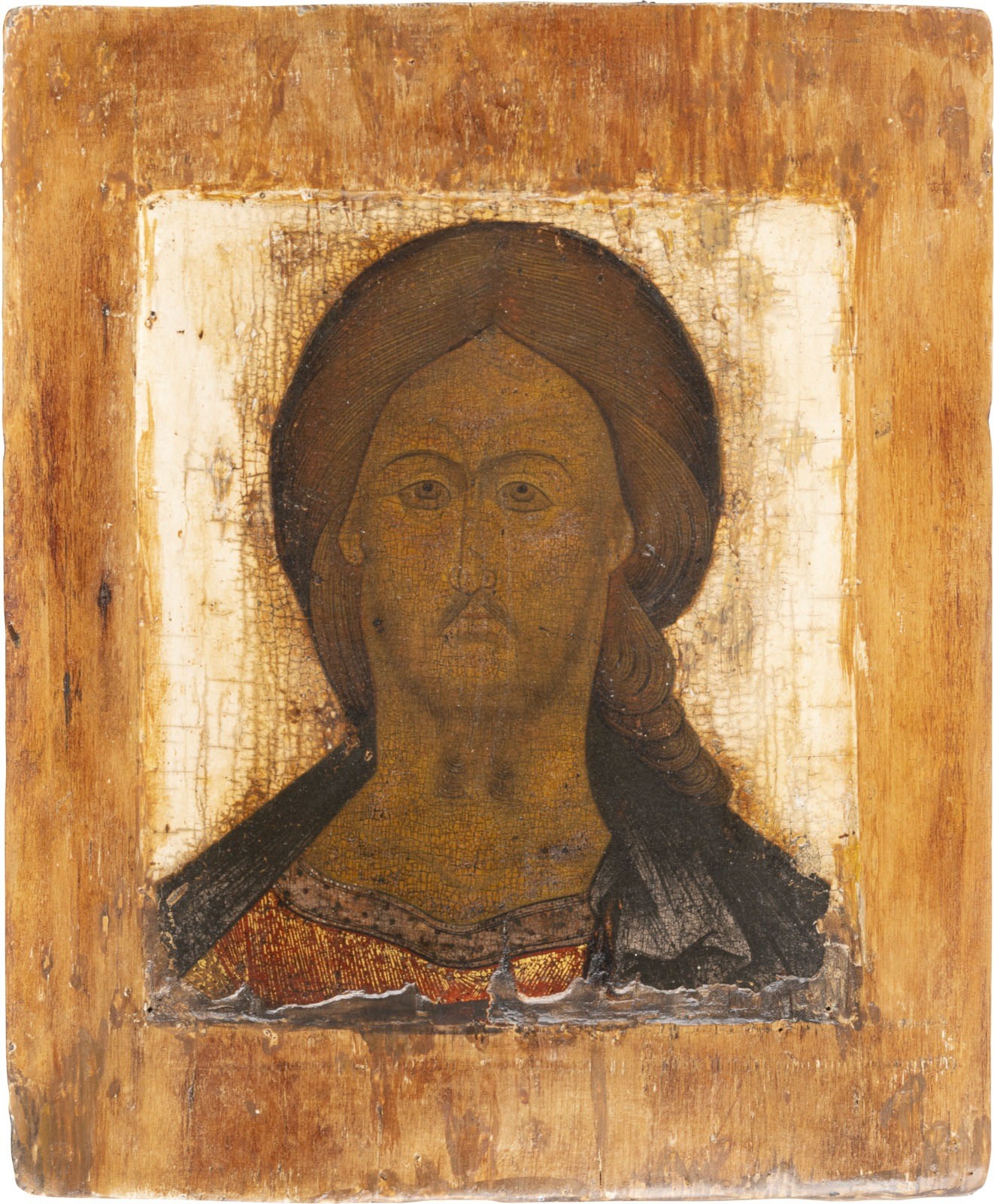 138: ART & ICONS FROM THE ORTHODOX WORLD | FEINE IKONE MIT CHRISTUS 'DAS GRIMME AUGE ...