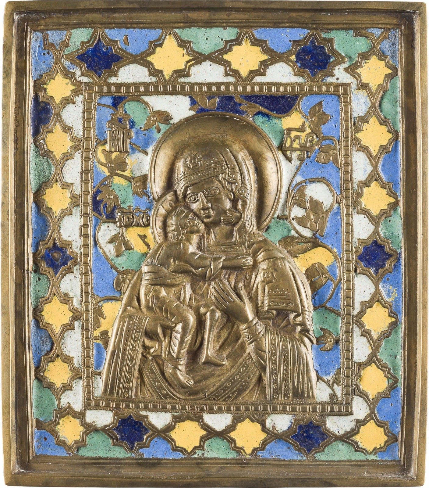 KUNST & IKONEN AUS DER ORTHODOXEN WELT | BRONZE-IKONE MIT DER ...