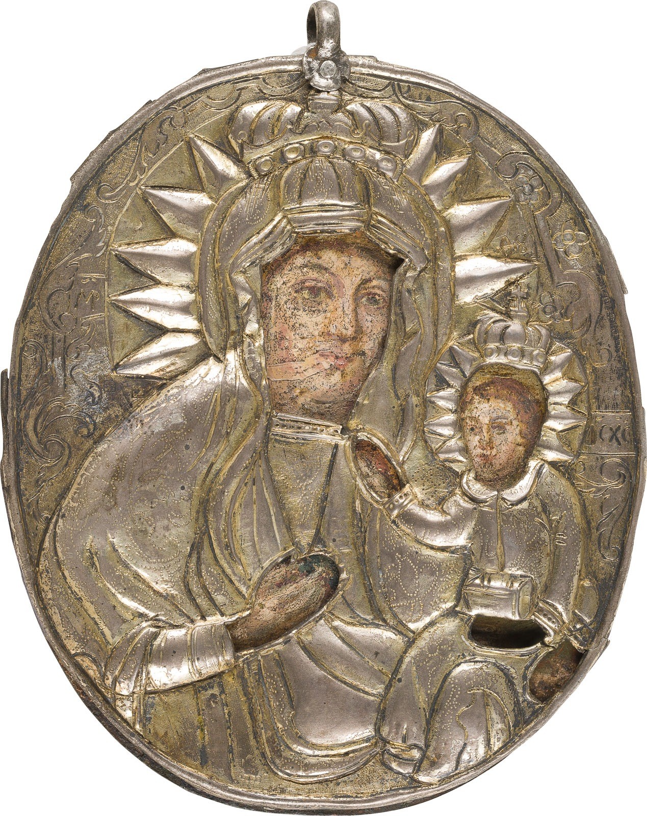 ART & ICONS FROM THE ORTHODOX WORLD | GROSSER IKONEN-ANHÄNGER MIT DER ...